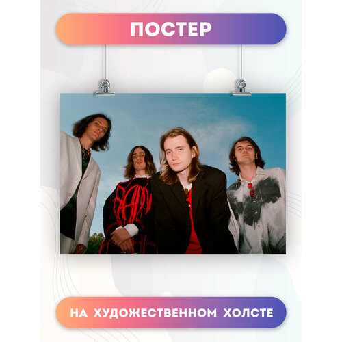 Постер на холсте - Ssshhhiiittt! рок группа (9) 30х40 см