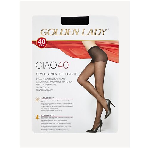 Колготки Golden Lady Ciao, 40 den, размер 4/L, черный