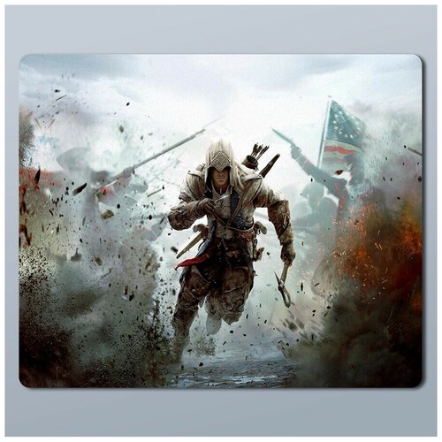 Коврик для мыши с принтом игры Assassin's Creed 3 - 1007