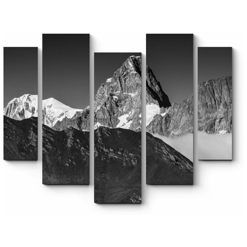 Модульная картина Величественные горы 131x106