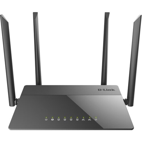 D-Link маршрутизатор/ DIR-841, DIR-841/RU AC1200 Wi-Fi Router, 1000Base-T WAN, 4x100Base-TX LAN, 4x5dBi external antennas