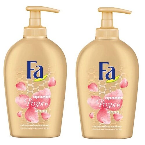 Schwarzkopf Жидкое мыло "FA аромат Розы и Мёда", 250мл * 2шт