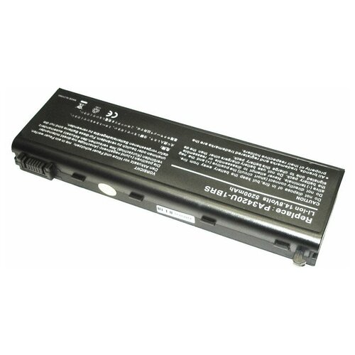 Аккумуляторная батарея для ноутбука Toshiba Satellite L30 (PA3450U) 5200mAh OEM черная