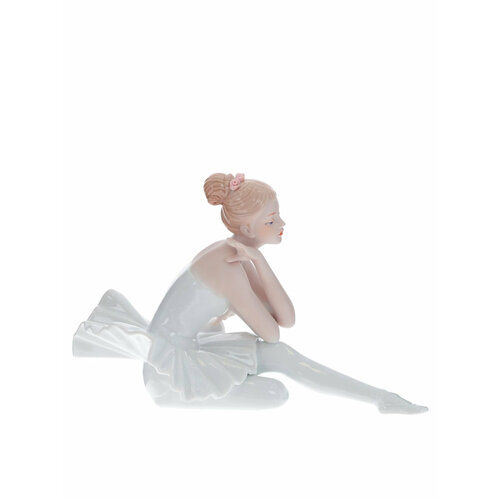Фигурка декоративная Remecoclub Балерина, фарфоровая, 14x22x12 см