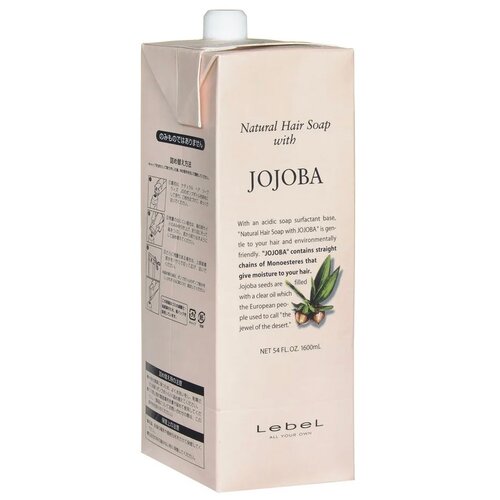 Lebel Cosmetics шампунь Natural Hair Soap Jojoba, 1600 мл