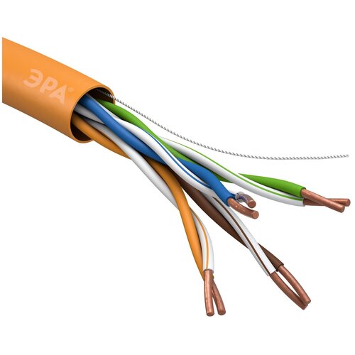 ЭРА Кабель витая пара U/UTP 4x2x24 AWG Cat5e CU нг(А) HF 305м (2/30)