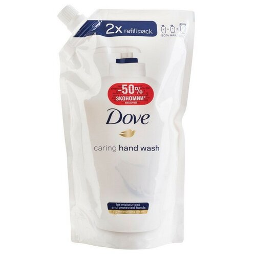 Мыло жидкое DOVE 500мл крем(мягкая упаковка) , 1 шт.