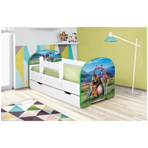 Детская кровать с бортиком Африка 140 Без ящика