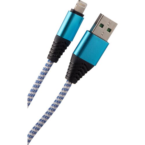Дата-кабель SmartBuy 8pin HEDGEHOG синий 2 А, 1 м