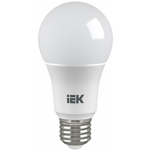 Светодиодная лампа IEK A60 7W эквивалент 60W 6500K 630Лм E27 груша