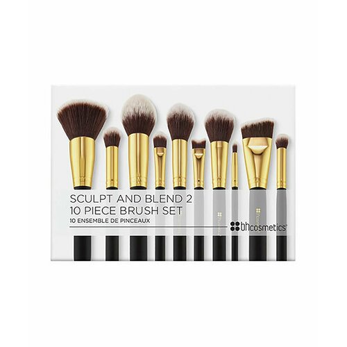 Набор кистей BH Cosmetics - Sculpt and Blend 10 Piece Brush Set 2