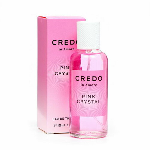 Туалетная вода женская Credo in Amore Pink Crystal, 100 мл