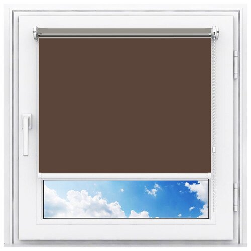 Рулонная штора Эко коричневый 65х180 см