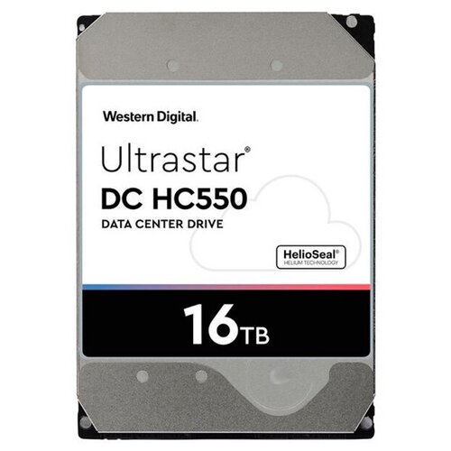 Жесткий диск 16 Тб Western Digital HC550 (0F38357) 3.5", SAS, 7200 об/мин