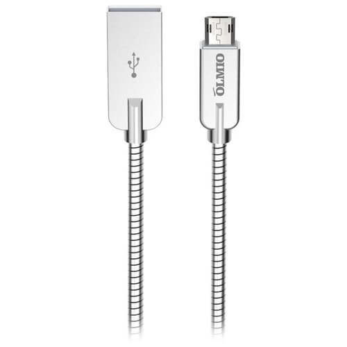 MicroUSB кабель "STEELY" 2.1 А /быстрая зарядка для Samsung, Xiaomi/ зарядка для телефона/ провод MicroUSB для Android / шнур MicroUSB / кабель зарядки и передачи данных для смартфона usb 2.0 / 1.2 м