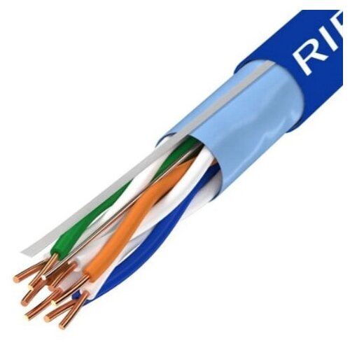 Кабель витая пара для локальной сети LAN FTP4 CAT6 23AWG Cu RIPO 100 метров 001-122016/100