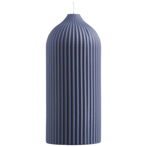 Свеча декоративная синего цвета из коллекции Edge, 16,5 см, Tkano, TK22-CND0002