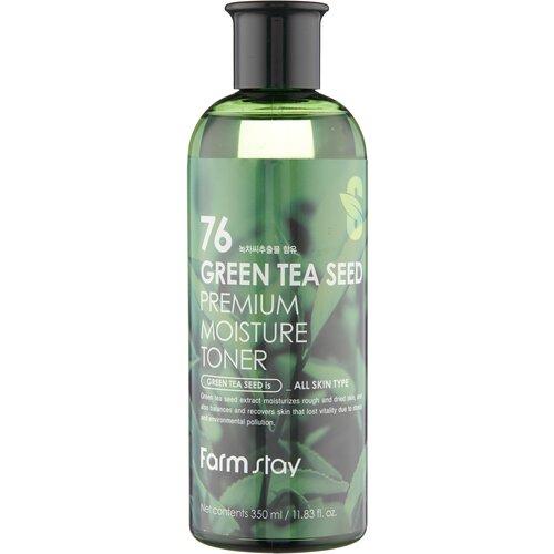 Farmstay Тонер увлажняющий с семенами зеленого чая Green Tea Seed Moisture, 350 мл