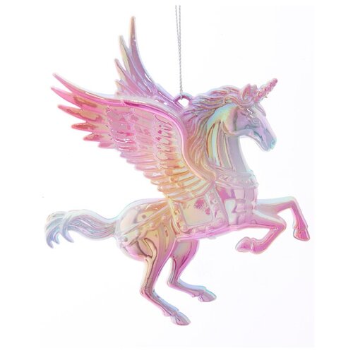 Kurts Adler Елочная игрушка Единорог Викториано - Rainbow Fantasy 10 см, подвеска T2853