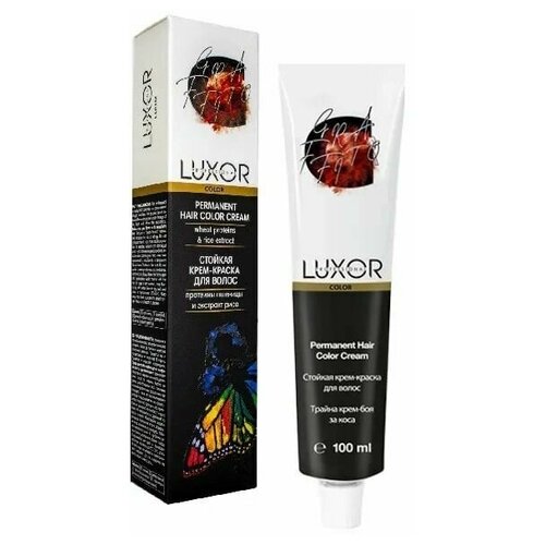 LUXOR PROFESSIONAL 4.71 крем-краска стойкая для волос, коричневый шоколадный пепельный