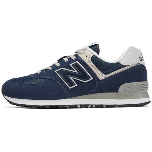 Кроссовки New Balance 574, полнота D, размер 24,5 см | 39,5 eu | 38,5 ru, синий