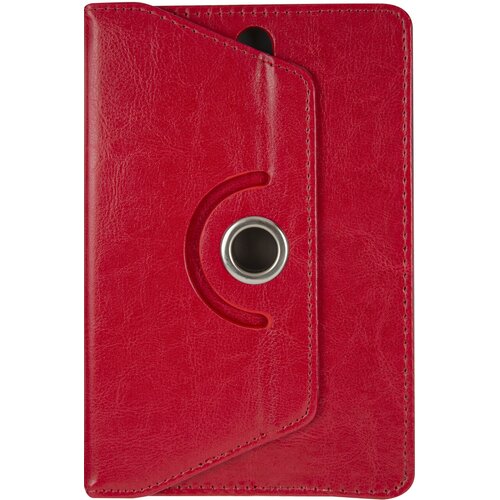 Универсальный защитный чехол-книжка для планшетов с поворотным механизмом 7 дюймов, красный