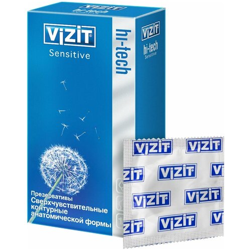 ViZiT / Презервативы ViZiT Sensitive Сверхчувствительные 12шт 3 уп