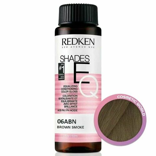 Redken Shades EQ 06ABn Brown Smoke - Краска-блеск без аммиака для тонирования 60 мл