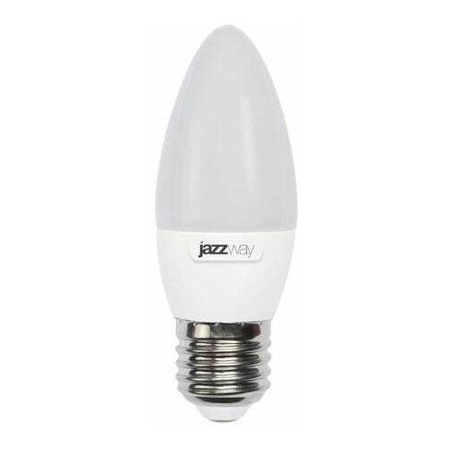 Лампа светодиодная PLED-SP C37 7Вт свеча 3000К тепл. бел. E27 530лм 230В JazzWay 1027825-2 (4шт. в упак.)