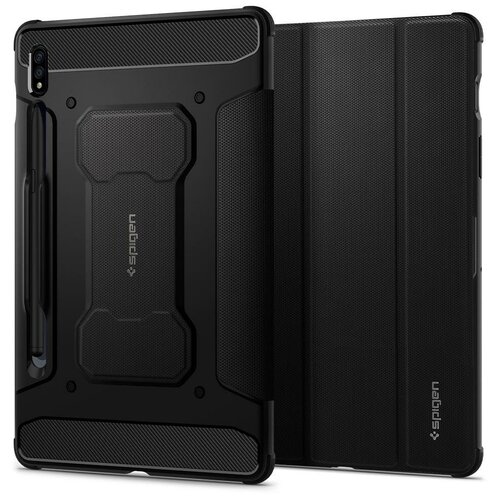 Чехол Spigen Rugged Armor Pro для Samsung Galaxy Tab S7 (ACS01604, оригинал, Black)
