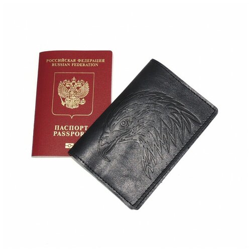 Обложка для паспорта Kalinovskaya 123, черный