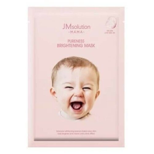 Тканевая маска для лица JMsolution гипоаллергенная увлажняющая - Mama Pureness Brightening Mask