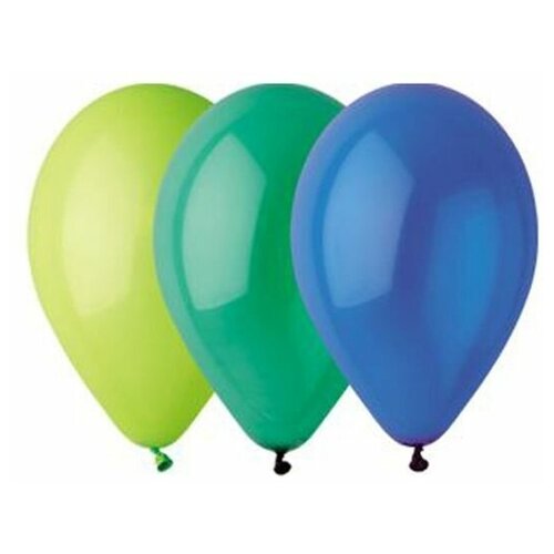 Воздушные шарики 9", пастель, набор 100 шт, цвета