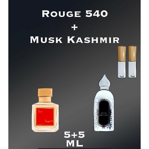 Туалетная вода crazyDanKos Набор Baccarat Rouge 540 + Musk Kashmir (Спрей 5+5 мл)