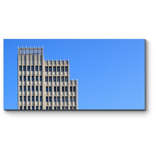 Модульная картина Одинокий небоскреб 90x45