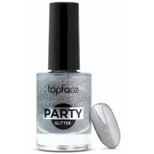 TopFace Лак для ногтей Party Glitter Nail