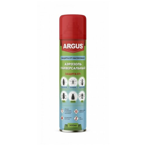 Аэрозоль ARGUS (Аргус) универсальный от насекомых Дихлофос №1 (Номер один), 300 мл