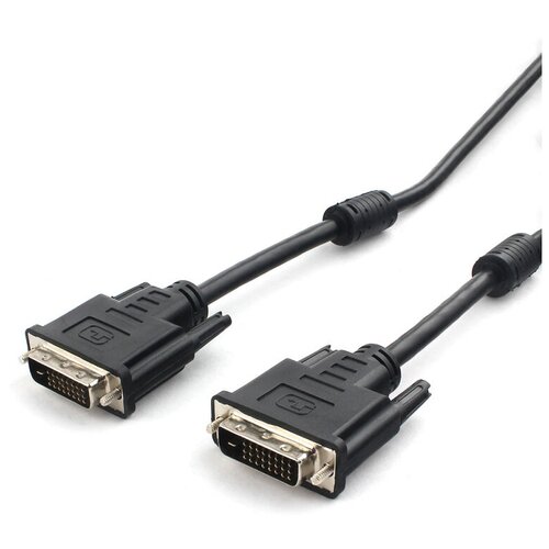 Gembird Кабель DVI-D dual link Cablexpert CC-DVI2L-BK-10, 25M 25M, 3.0м, CCS, черный, экран, феррит. кольца,