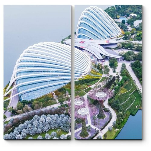 Модульная картина Невероятно красивый Сингапур 100x100