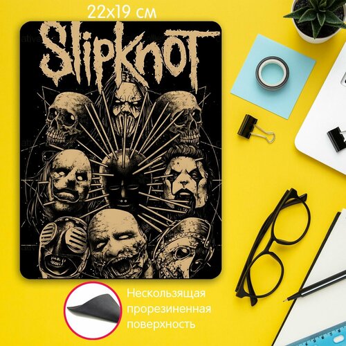 Игровой коврик для мыши рок группа Slipknot