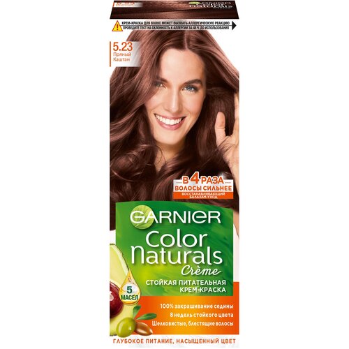 GARNIER Краска для волос Color Naturals, 5.23, Пряный каштан