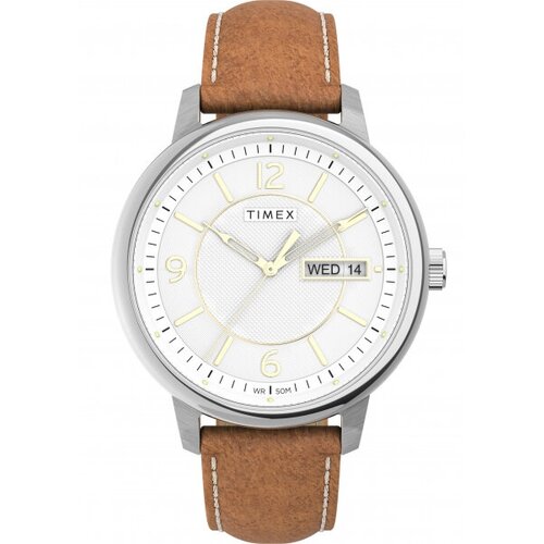 Наручные часы TIMEX Chicago TW2V28900, белый, серебряный