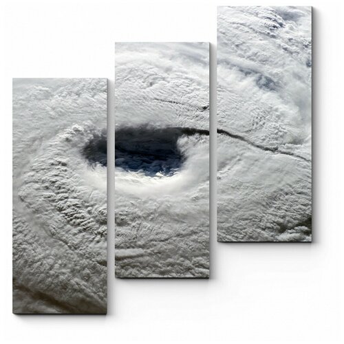 Модульная картина Циклон над Землей120x128