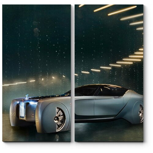 Модульная картина Автомобиль будущего 70x70