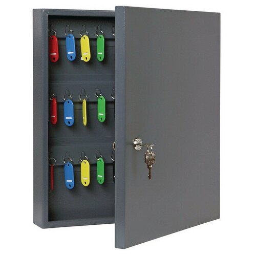 Шкаф для ключей Klesto К-60 темно-серый (на 60 ключей, металл)