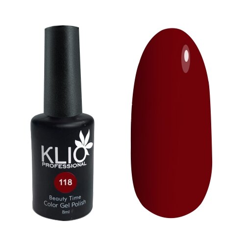 KLIO Professional Гель-лак для ногтей Beauty Time, 8 мл, №118