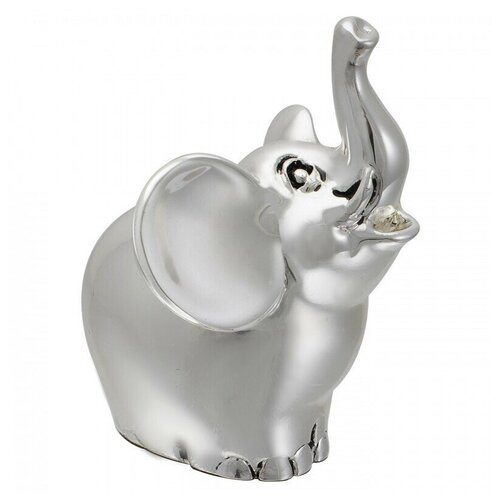 Статуэтка "Маленький слон" / с серебрением / 9 см / Италия DSA Silver / 7007