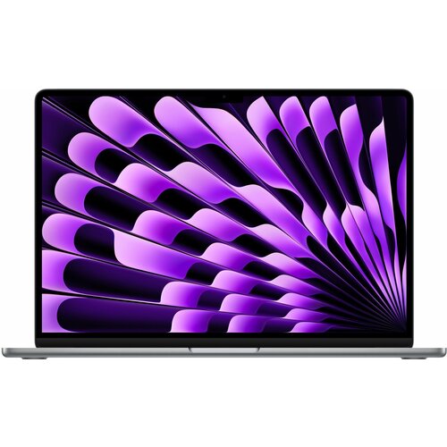 15.3" Ноутбук Apple MacBook Air 15 2024 2880x1864, Apple M3, RAM 8 ГБ, SSD 256 ГБ, Apple graphics 10-core, macOS, MRYM3ZP/A, space gray, английская раскладка
