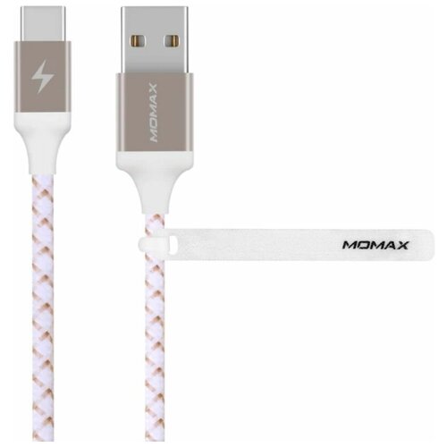 Кабель Momax Go Link UBS to Type-C Fast Charge Cable 1m Белый (DTA11AL)