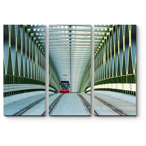 Модульная картина Братиславский трамвайный мост120x86